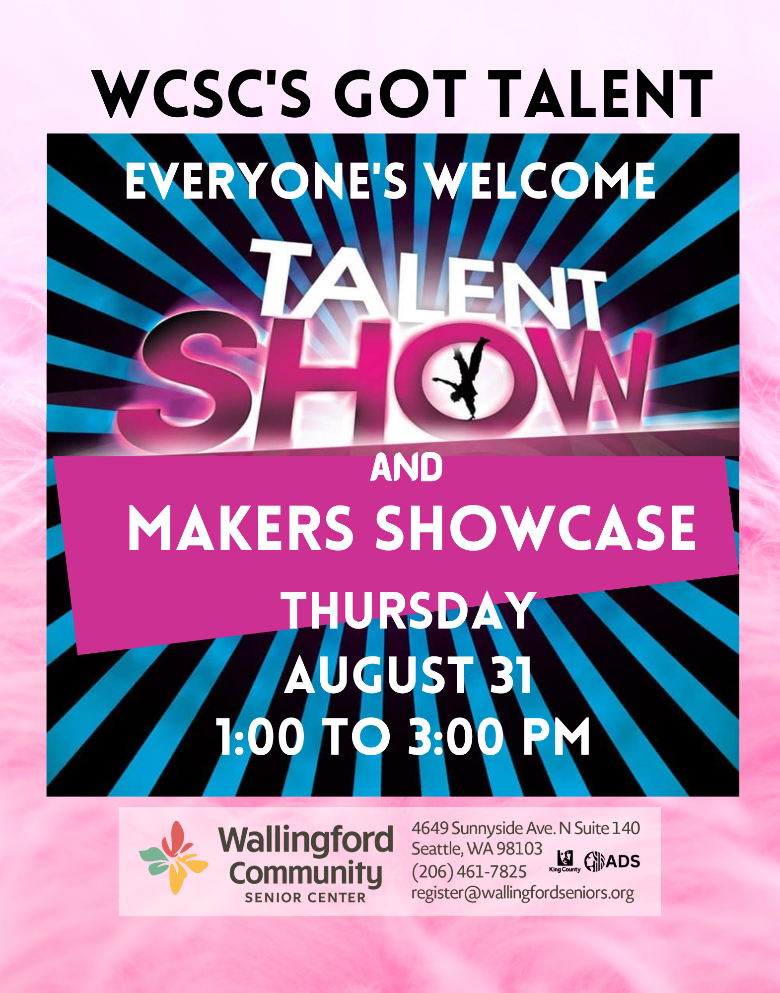 WCSC’s Got Talent! August 31 2023 – Wallingford Community Senior Center
